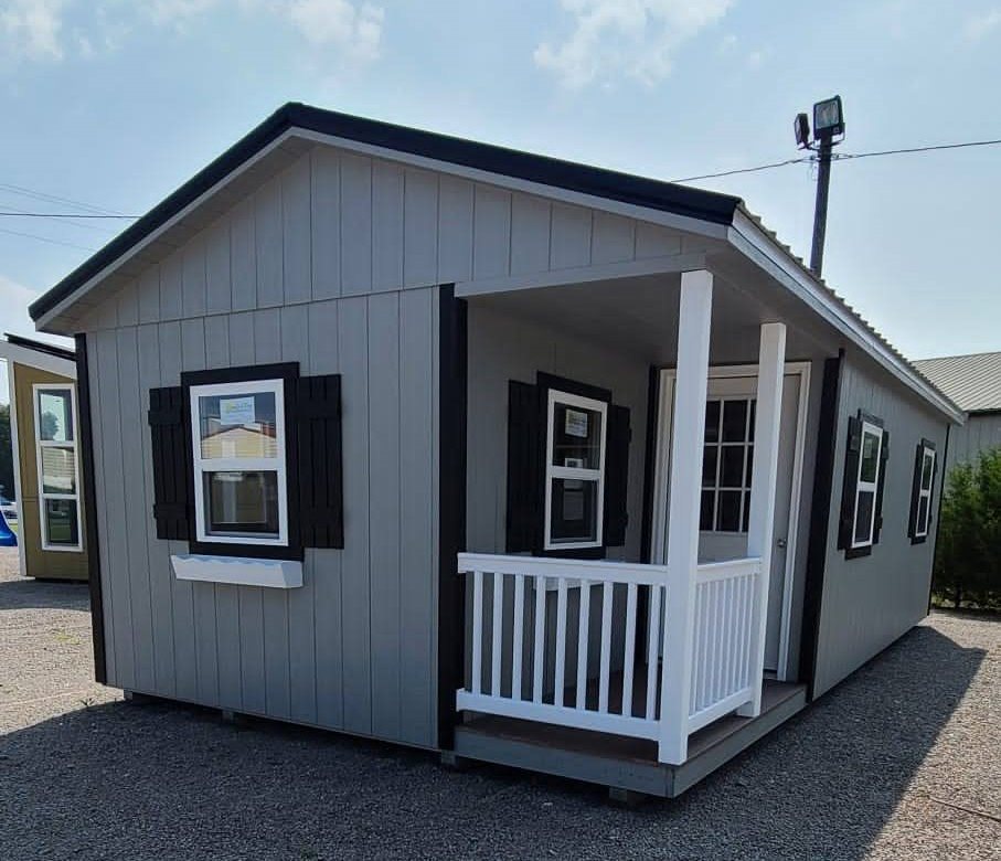 12×20 cabin shed in ky and tn - Esh's Utility Buildings