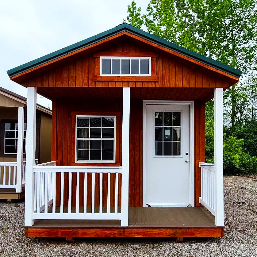 mahogany 200sq ft shed cabin - Esh's Utility Buildings