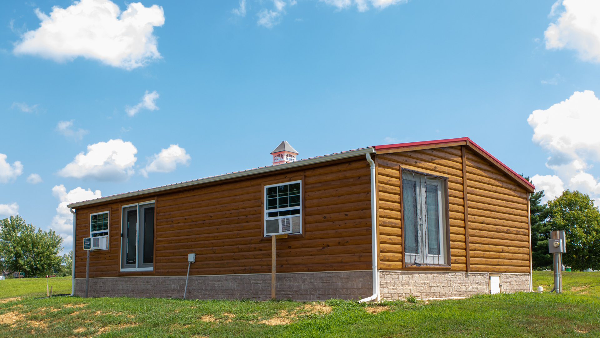 exterior of excellent doublewide rent to own cabin for sale near KY and ...