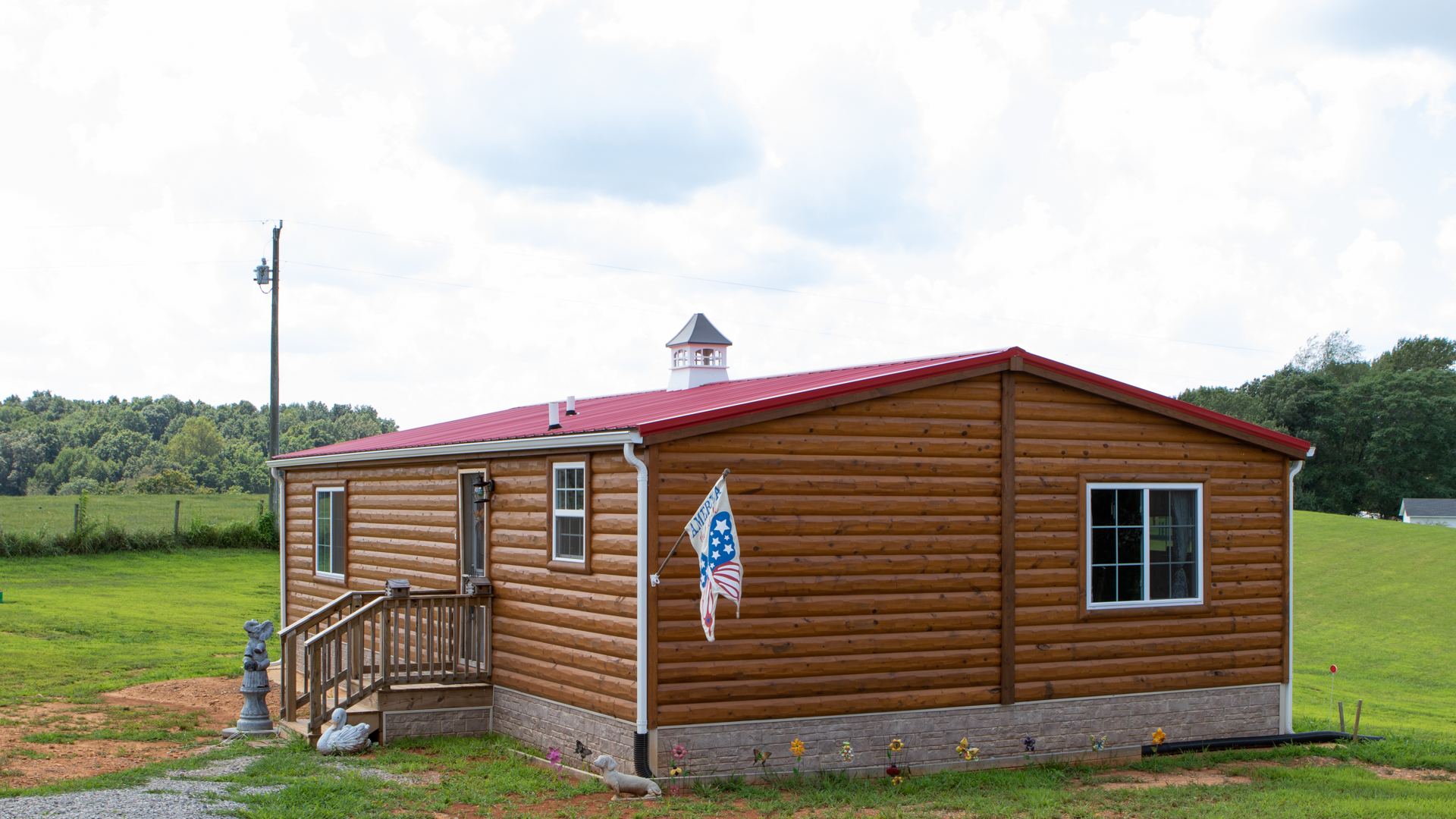 exterior of doublewide rent to own finished cabins for sale - Esh's ...