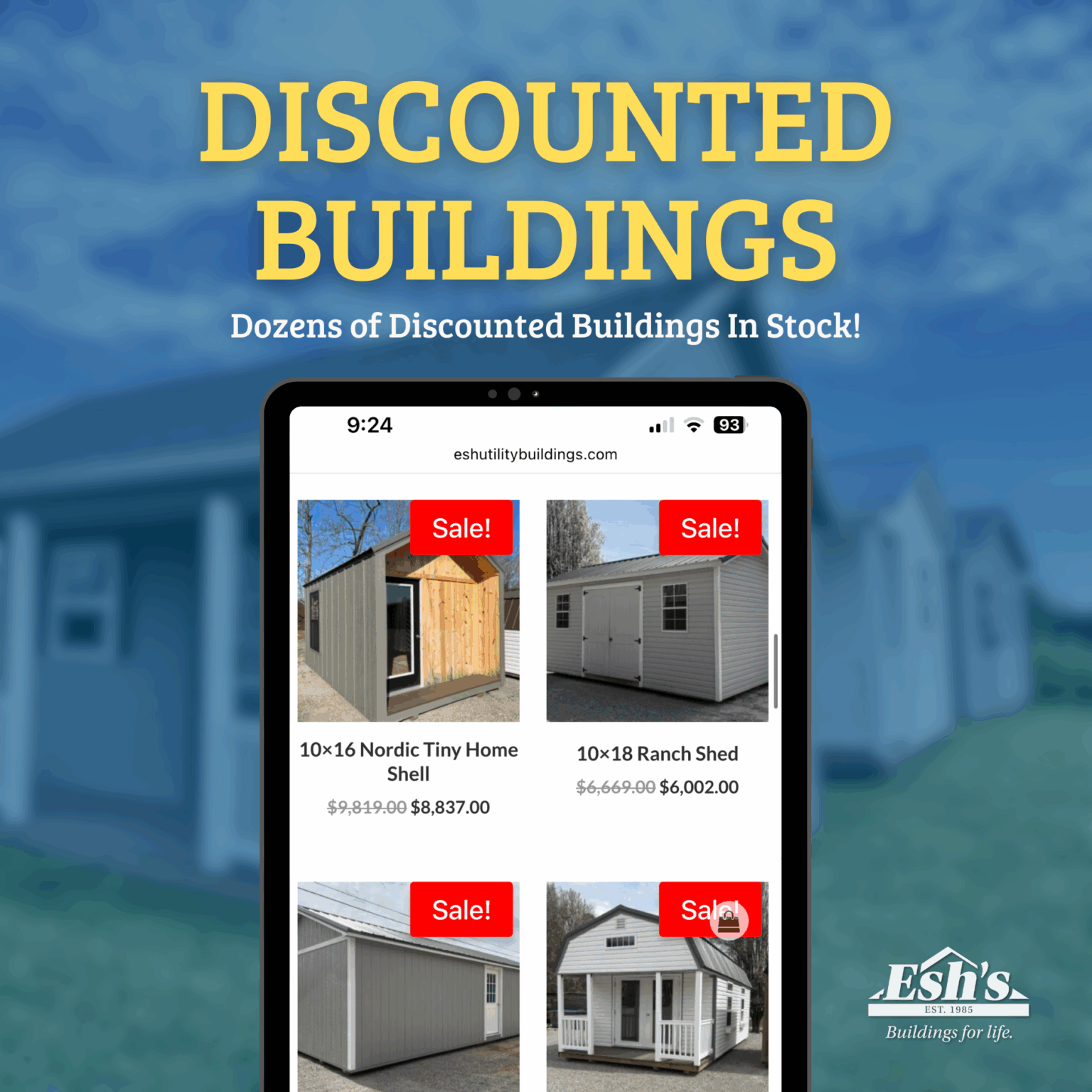 Disc Buildings - Esh's Utility Buildings