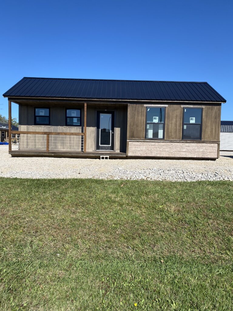 16×32 Ranch Tiny Home Shell - Esh's Utility Buildings
