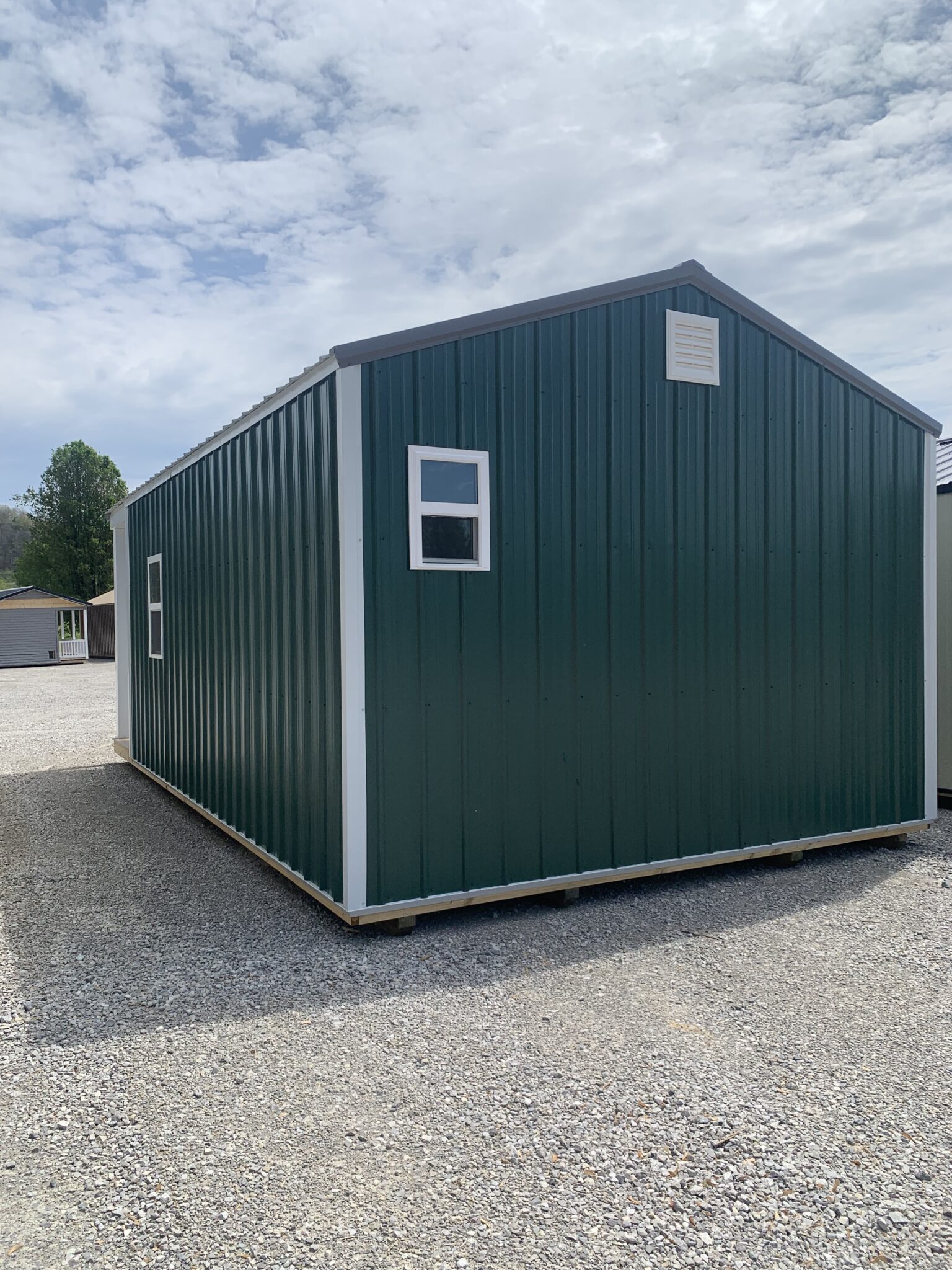 14×24 Ranch Shed with Porch - Esh's Utility Buildings