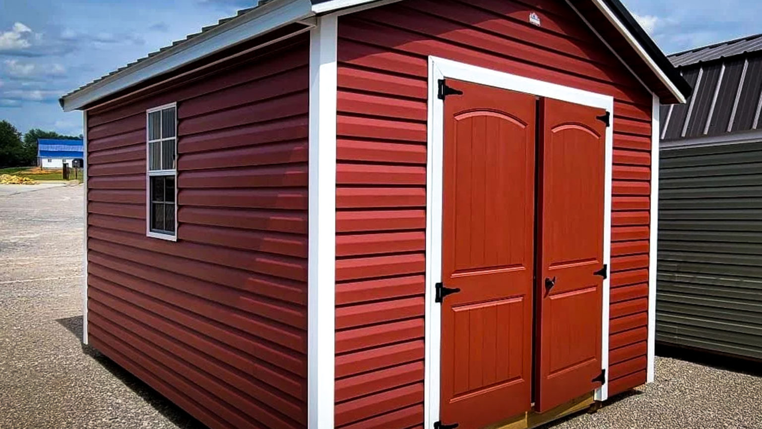 red shed accent colors - Esh's Utility Buildings