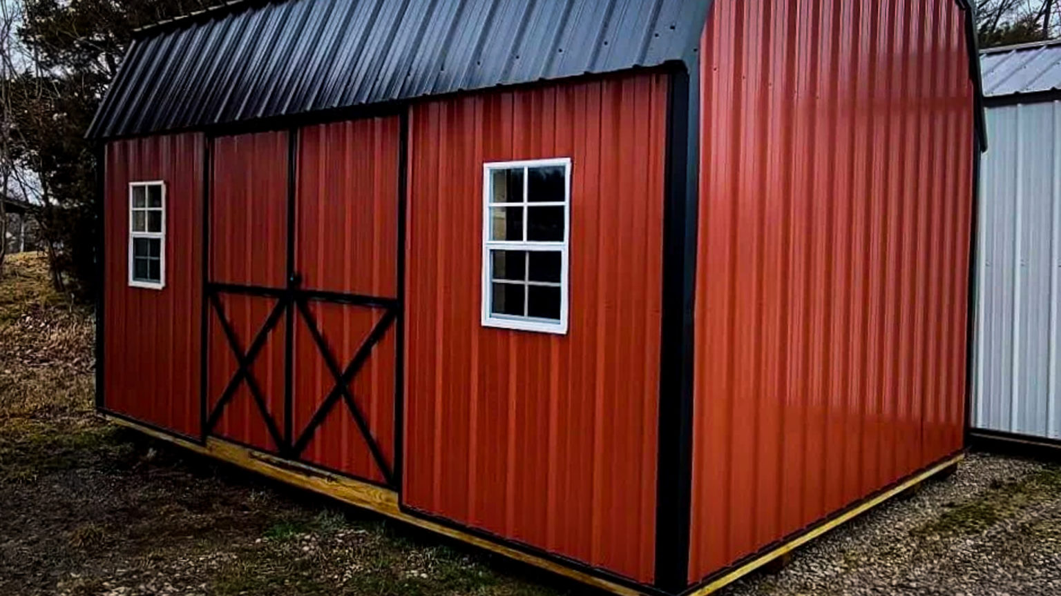 red shed metal siding - Esh's Utility Buildings