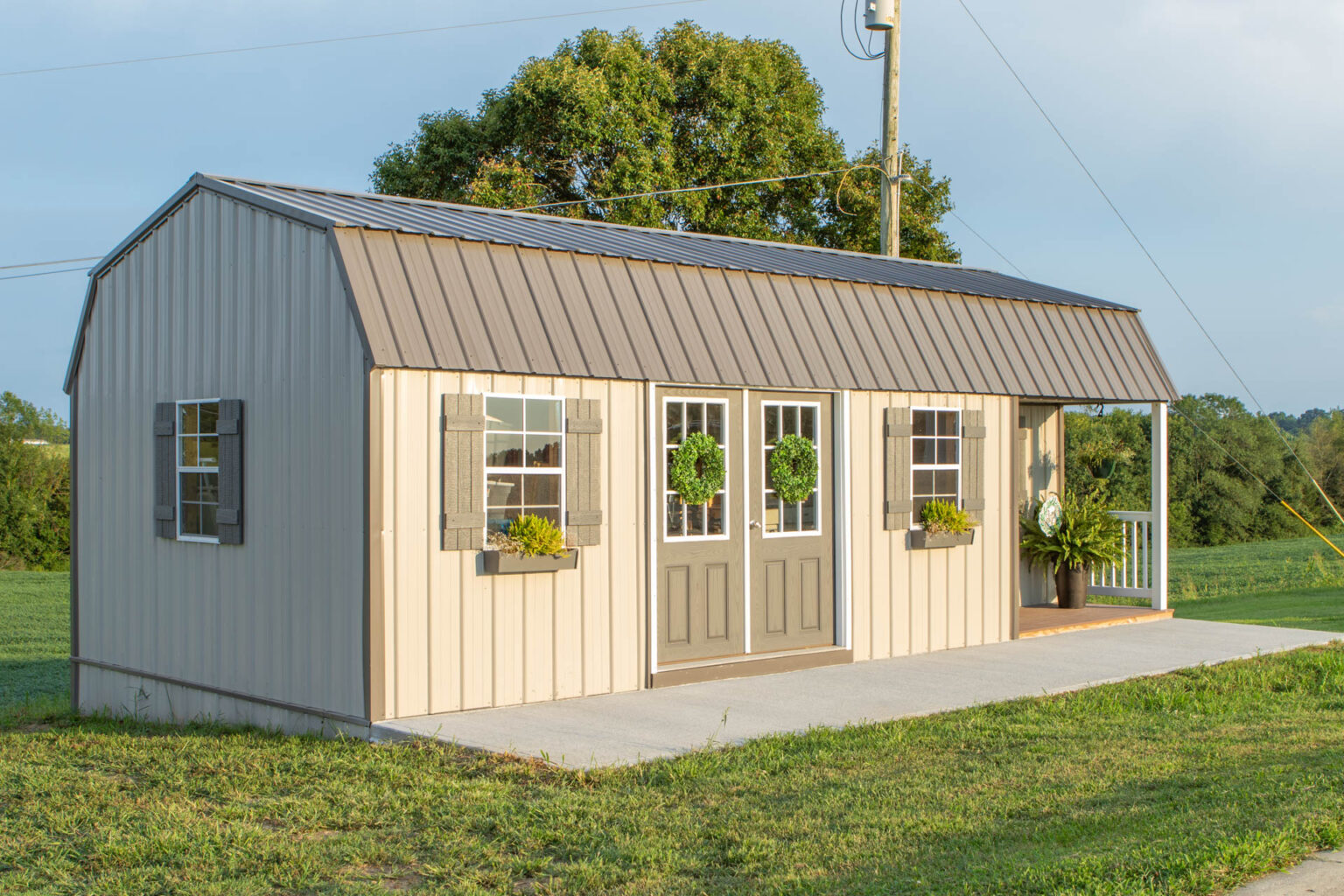 Custom-Built Tiny Home Shells Photos: Esh's Utility Building