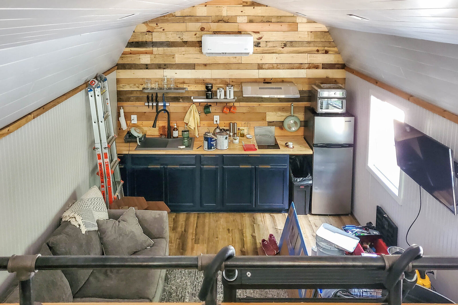 High Barn Lofted Tiny Home Shell - Esh's Utility Buildings