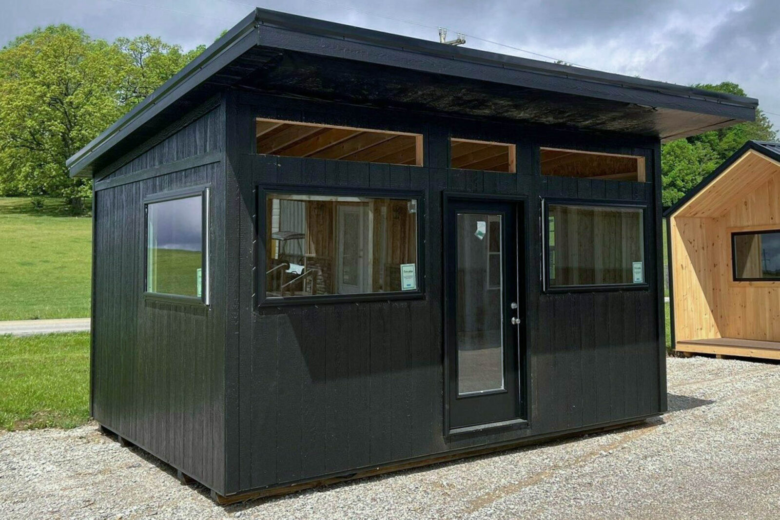 Skillion Tiny Home Shell - Esh's Utility Buildings