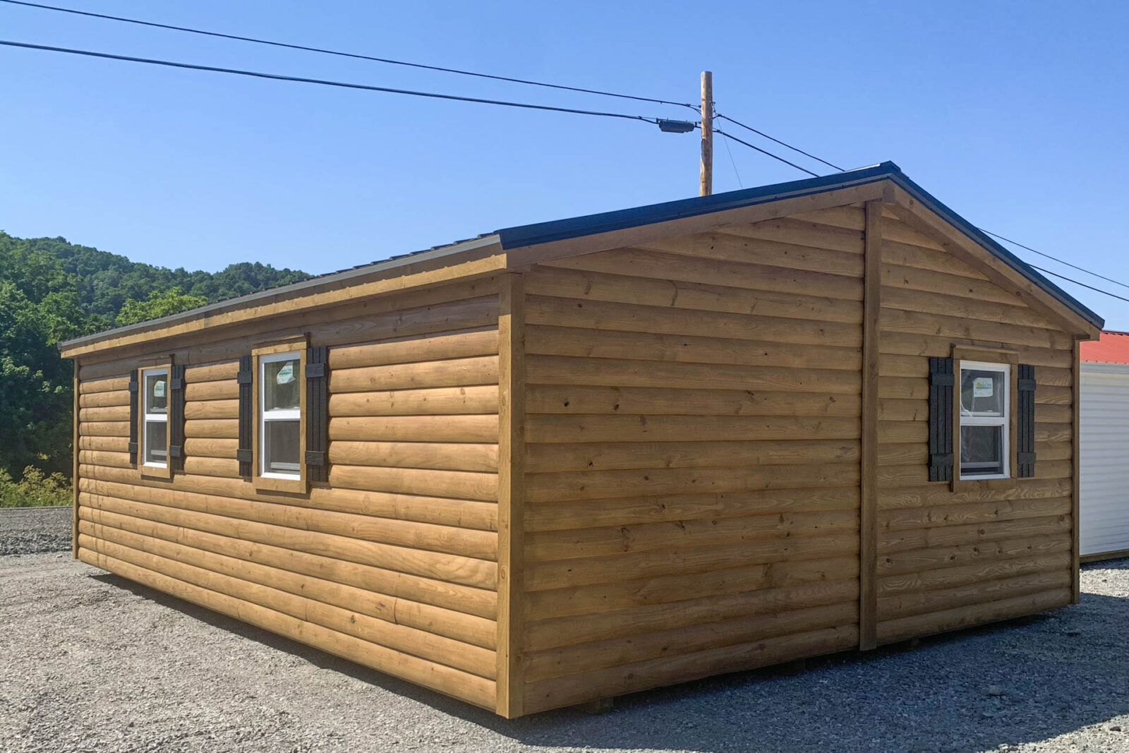 Double-Wide Tiny Home Shell - Esh's Utility Buildings