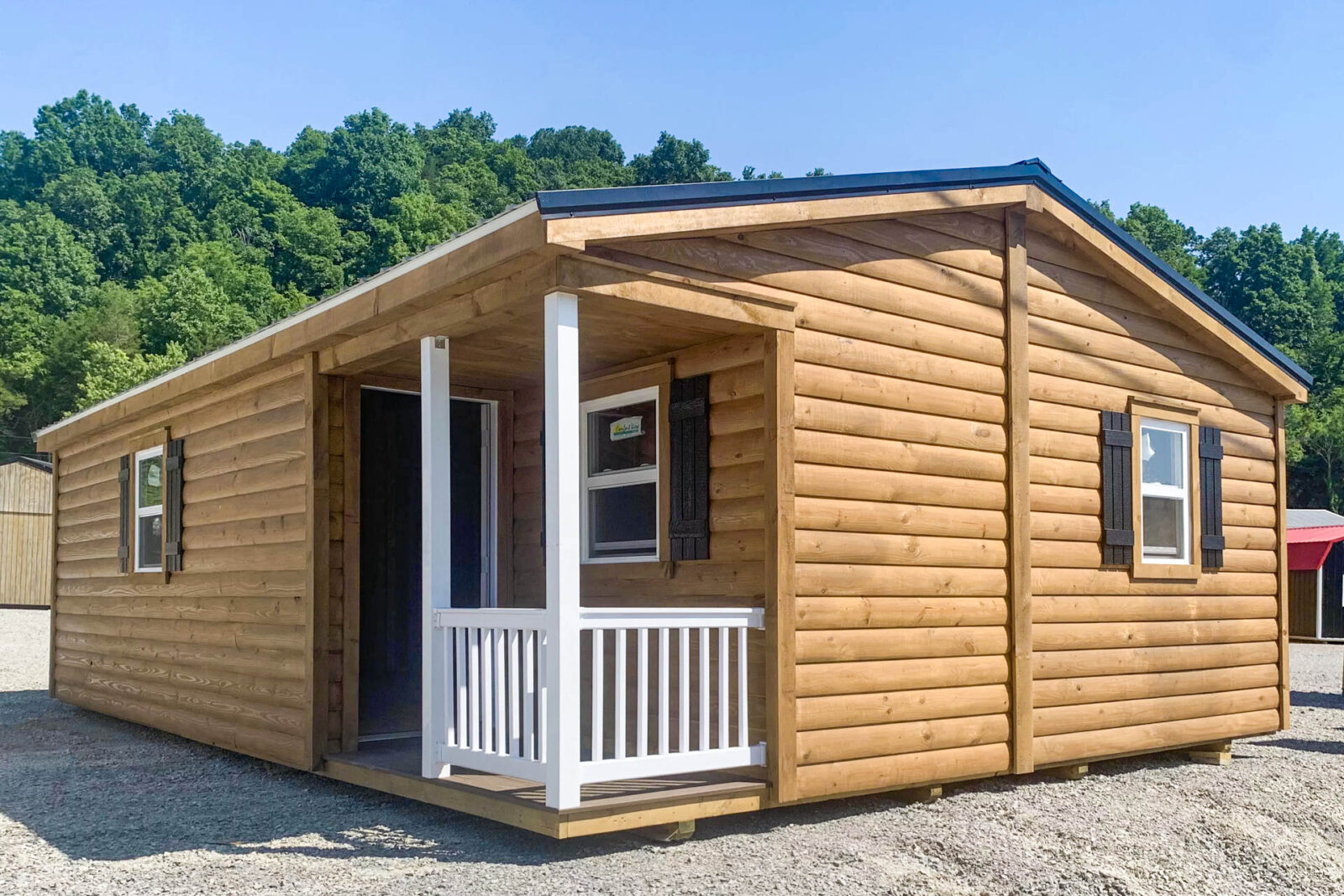 Double-Wide Tiny Home Shell - Esh's Utility Buildings