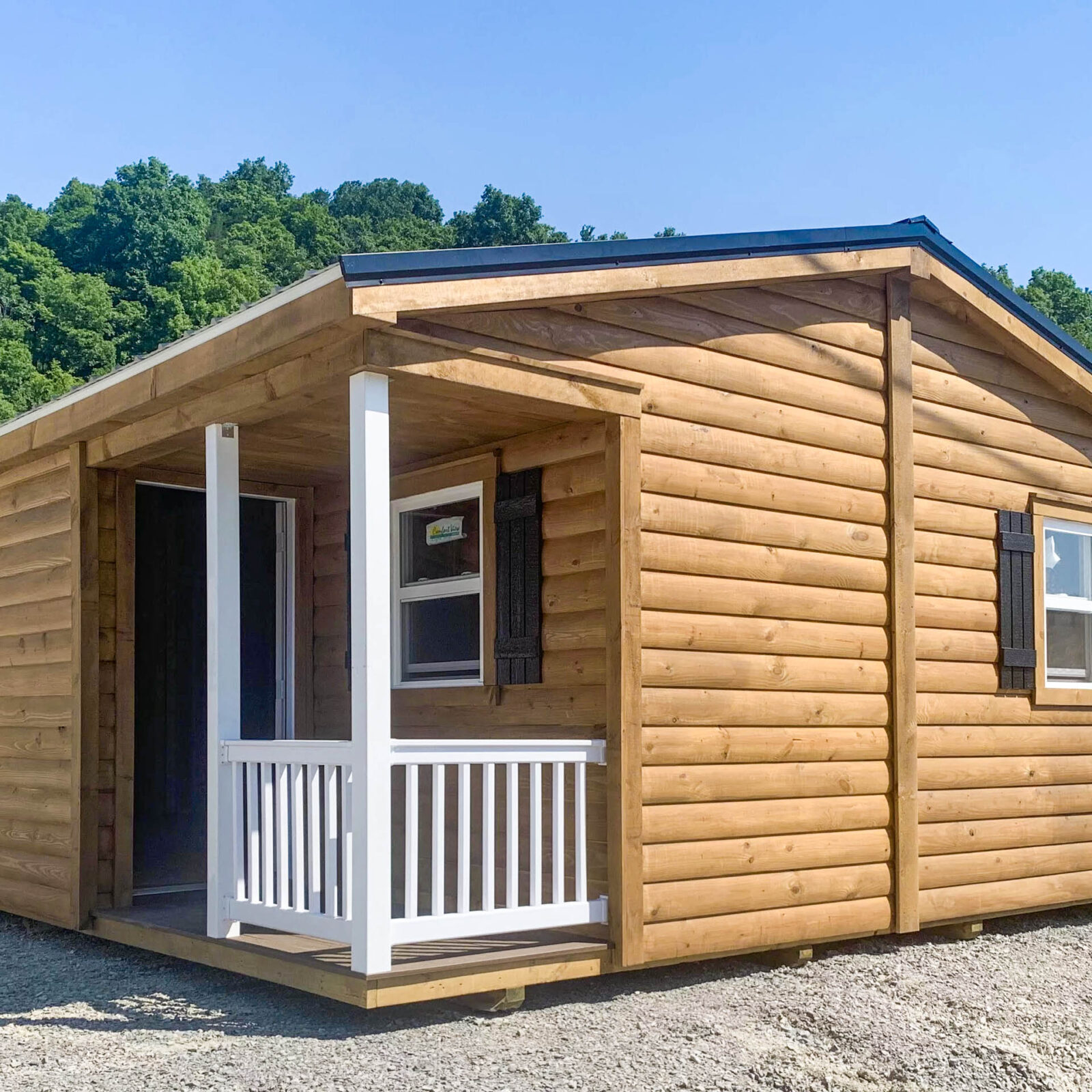 Double-Wide Tiny Home Shell - Esh's Utility Buildings