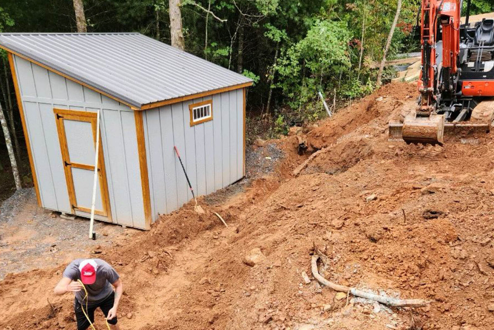 Delivery and Site Preparation - Esh's Utility Buildings