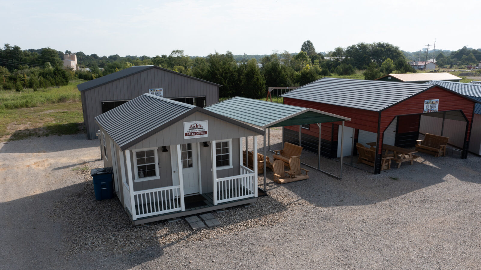 Shed Porch Ideas and Inspiration - Esh's Utility Buildings