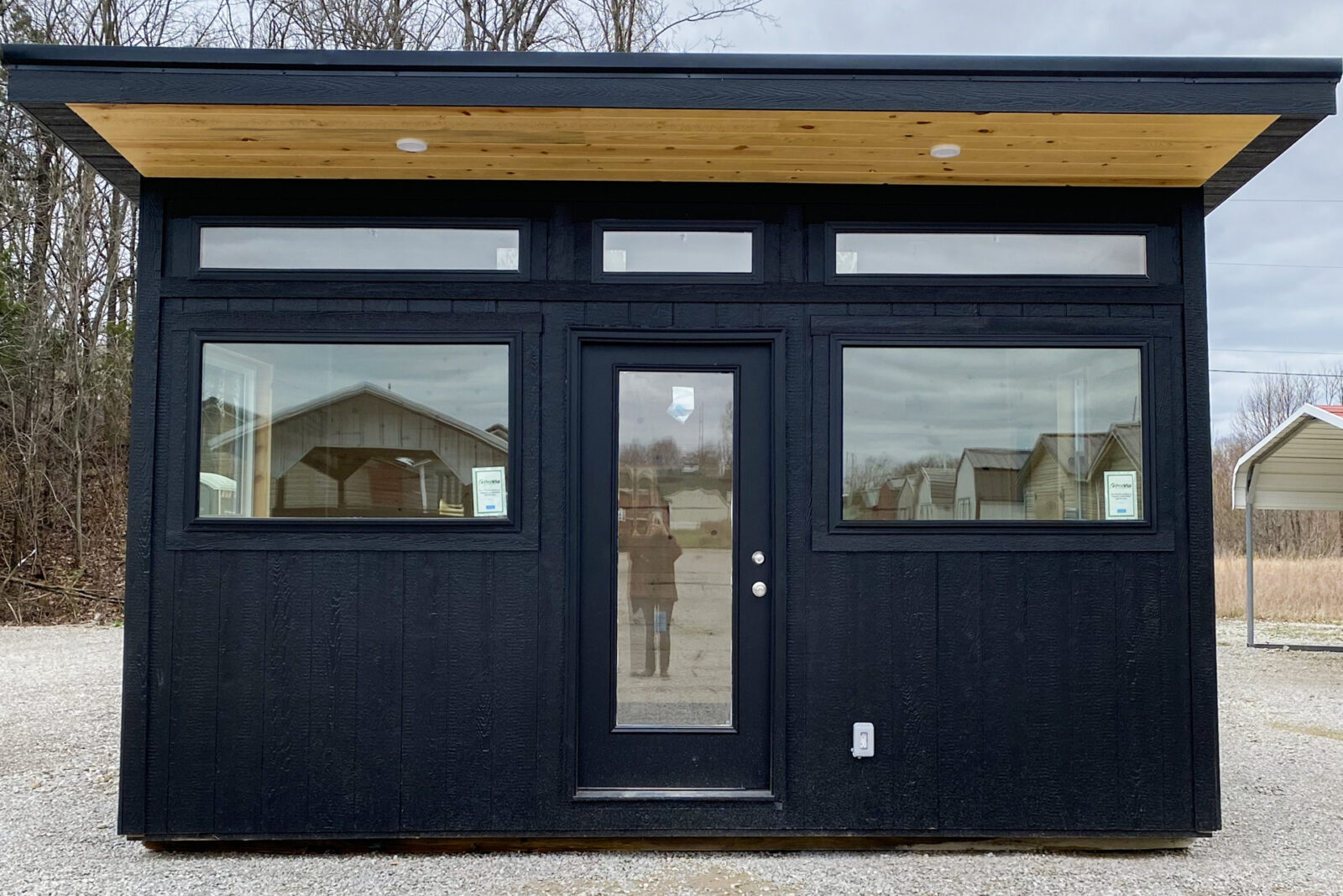 Skillion Tiny Home Shell - Esh's Utility Buildings