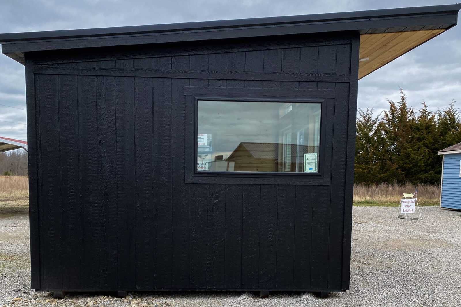 Skillion Tiny Home Shell - Esh's Utility Buildings