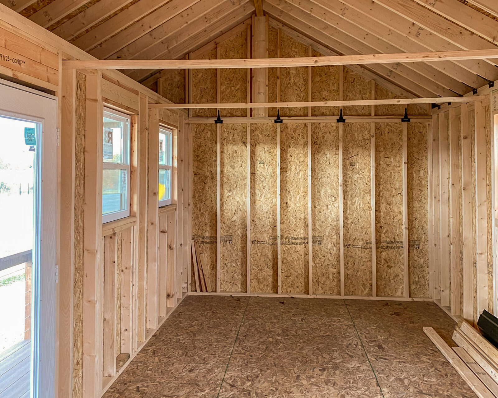 Ranch Tiny Home Shell Photos - Esh's Utility Buildings