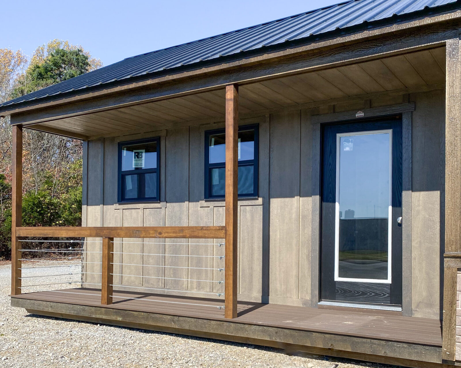 Ranch Tiny Home Shell Photos - Esh's Utility Buildings