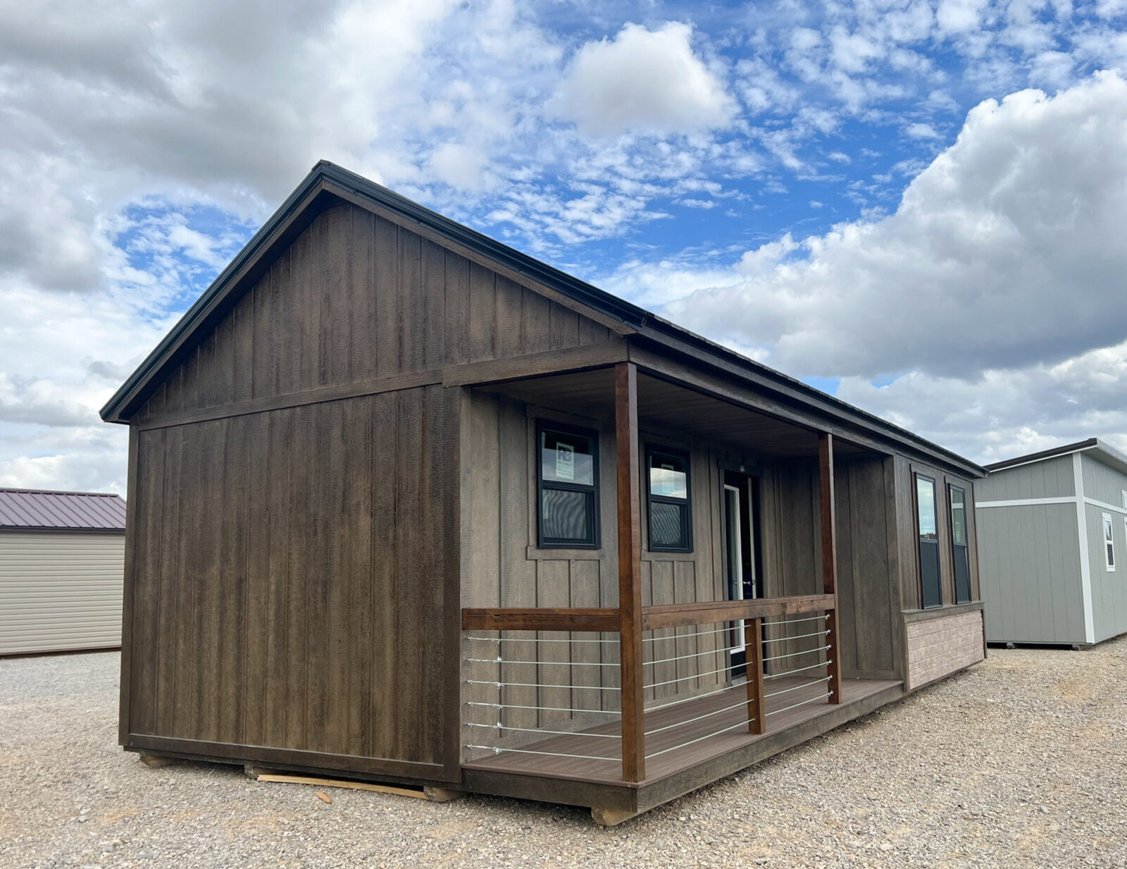 Ranch Tiny Home Shell Photos - Esh's Utility Buildings