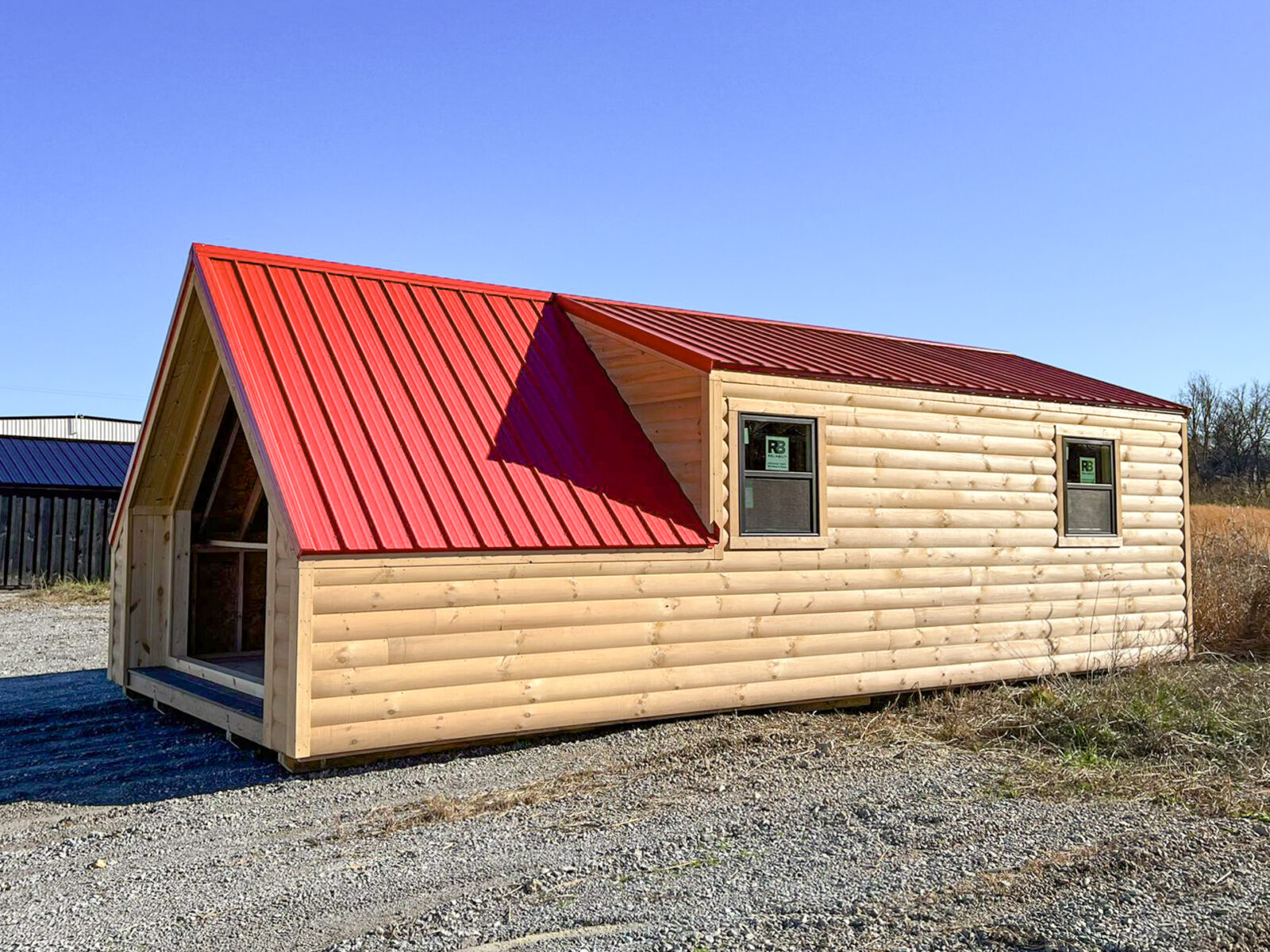 Montana Tiny Home Shell Photos - Esh's Utility Buildings