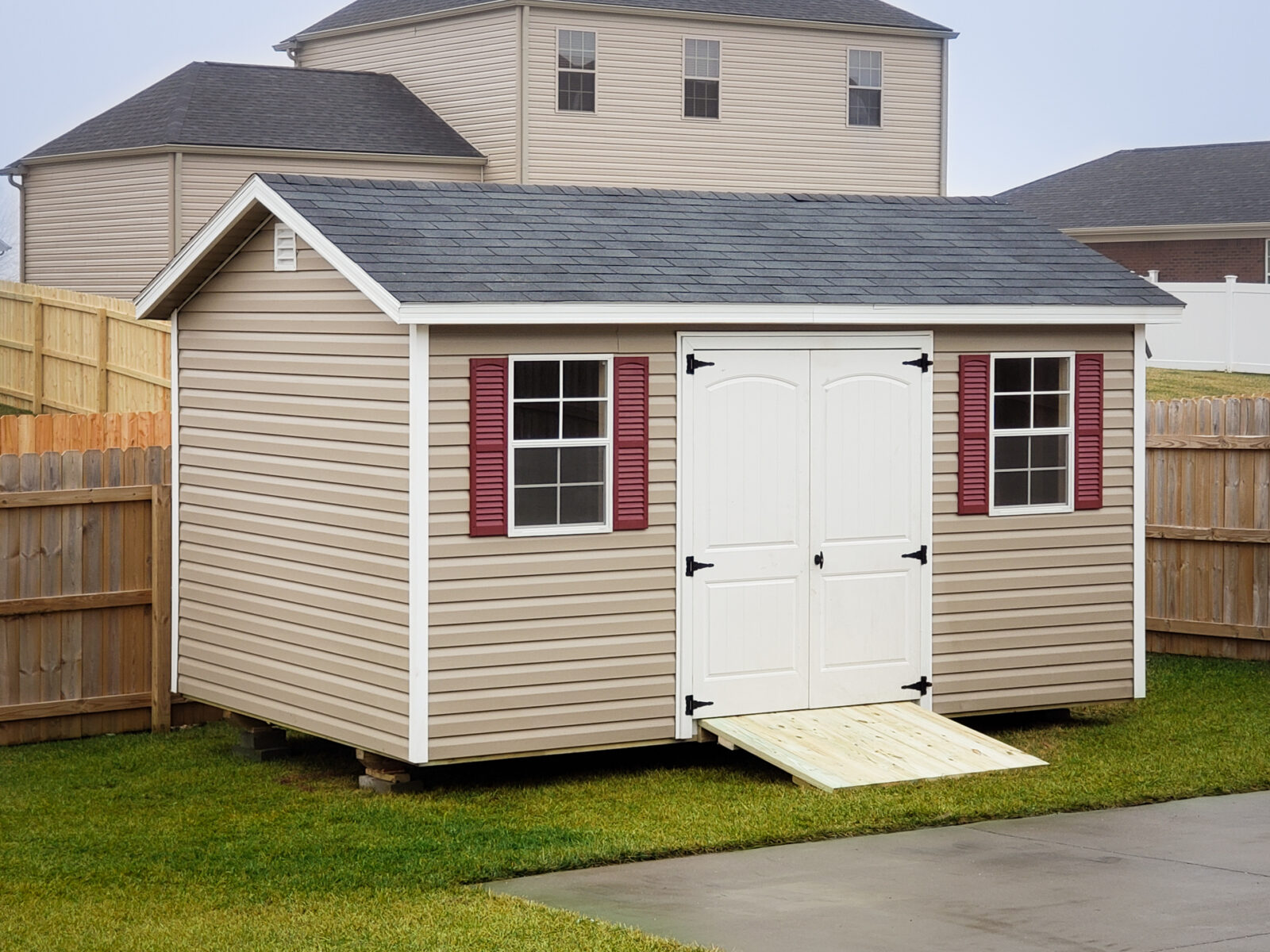 Vinyl-Sided Storage Sheds vs. Plastic Sheds - Esh's Utility Buildings