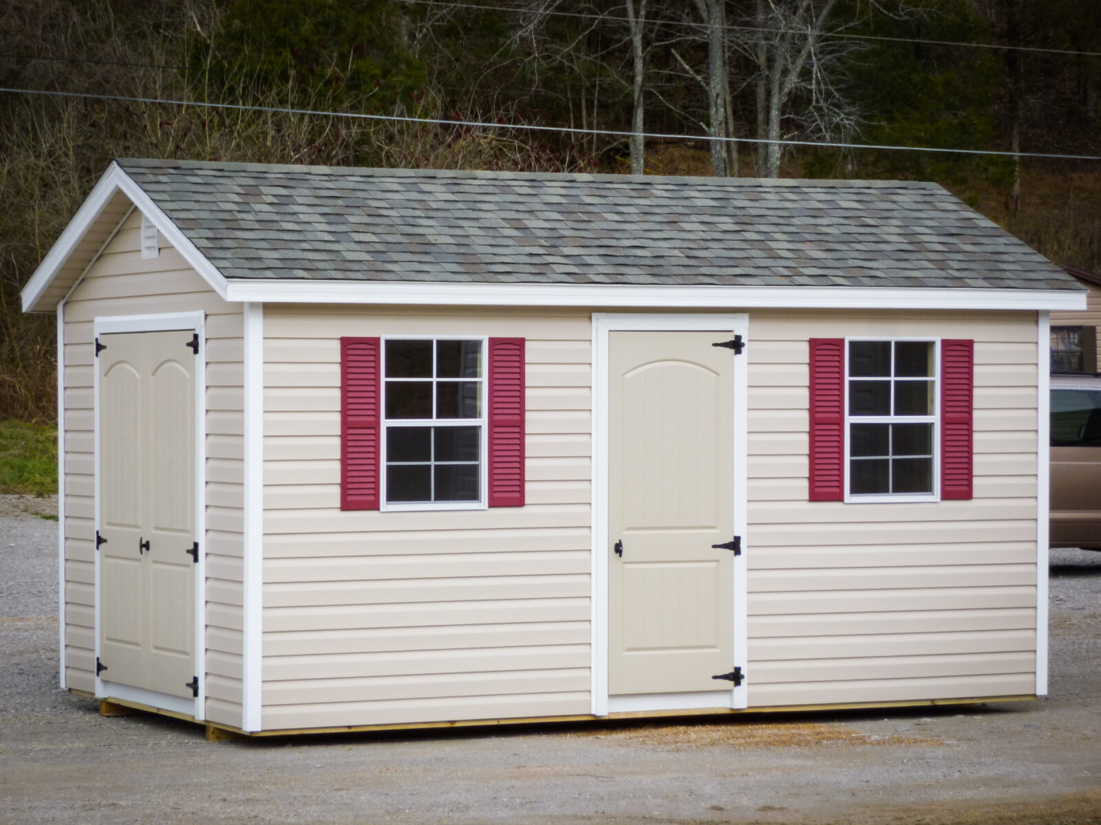 Vinyl-Sided Storage Sheds vs. Plastic Sheds - Esh's Utility Buildings