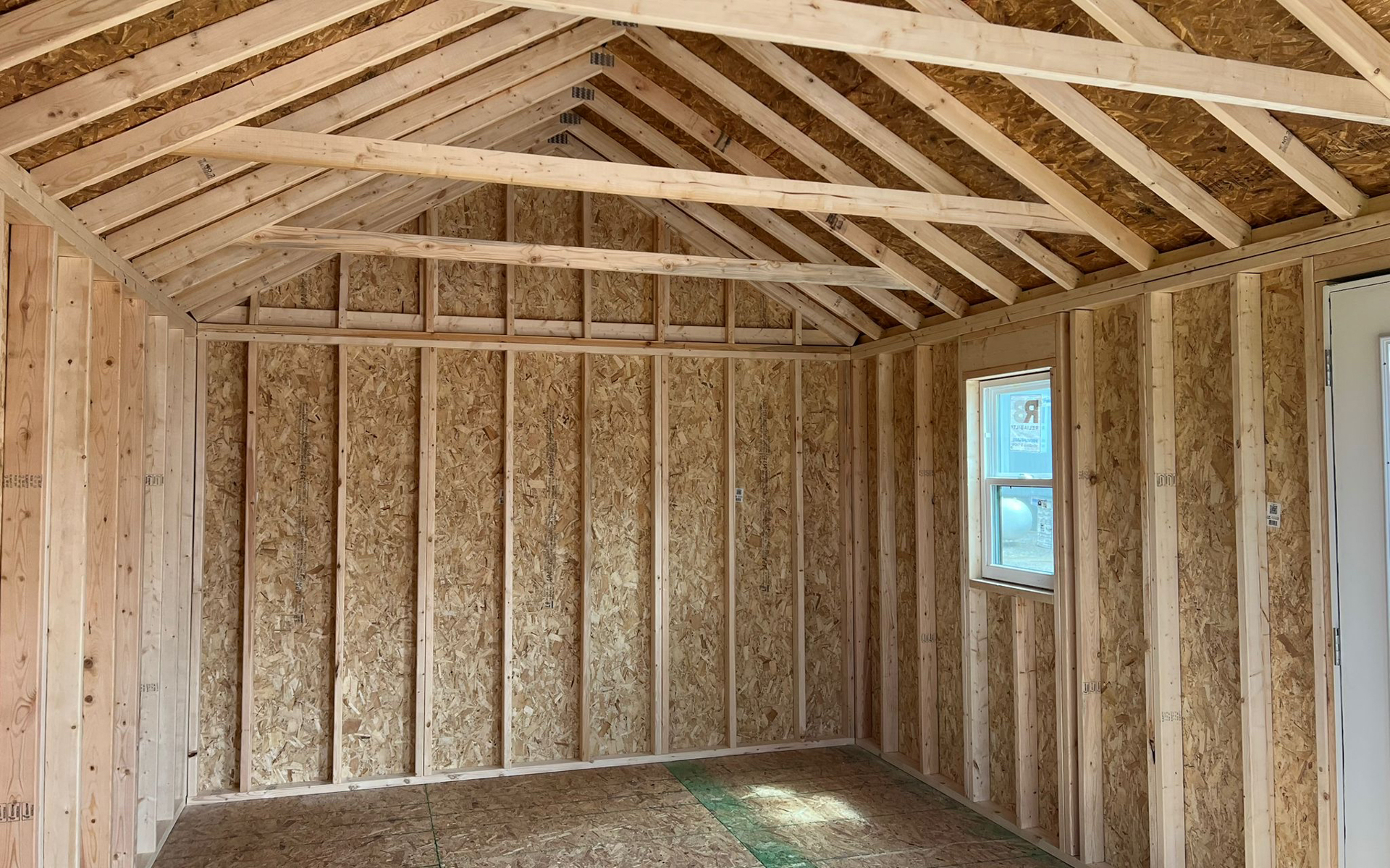 unfinished tiny house shell - Esh's Utility Buildings