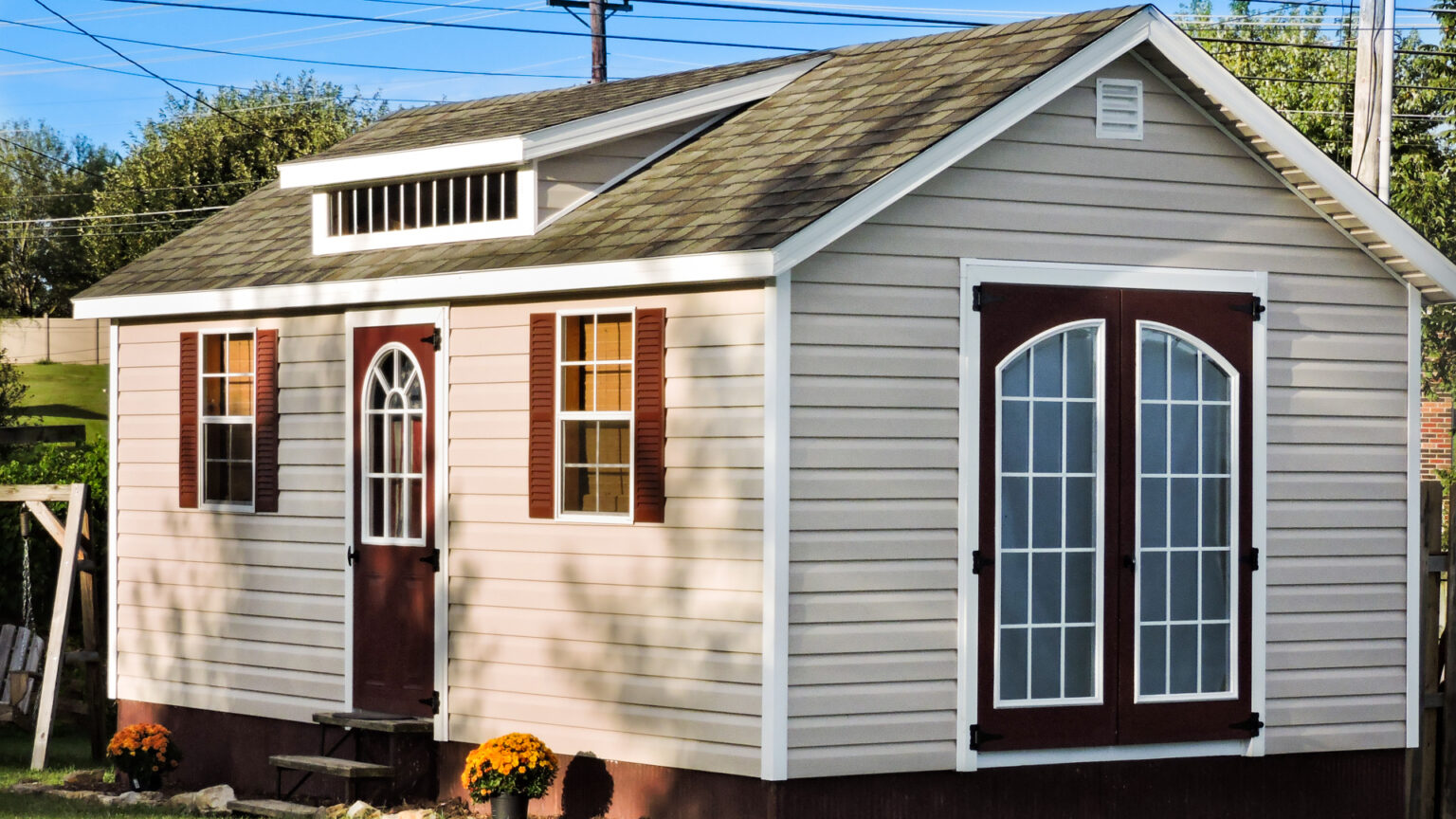 A tiny house shell from Esh’s Utility Buildings. - Esh's Utility Buildings